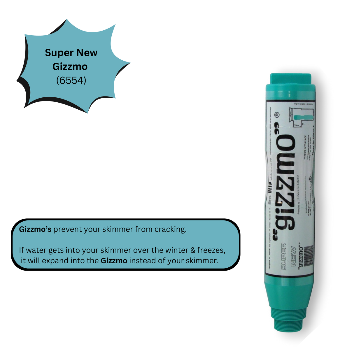 Pool Skimmer Gizzmo | Super New Gizzmo | MKW-6554 – EZ Pools