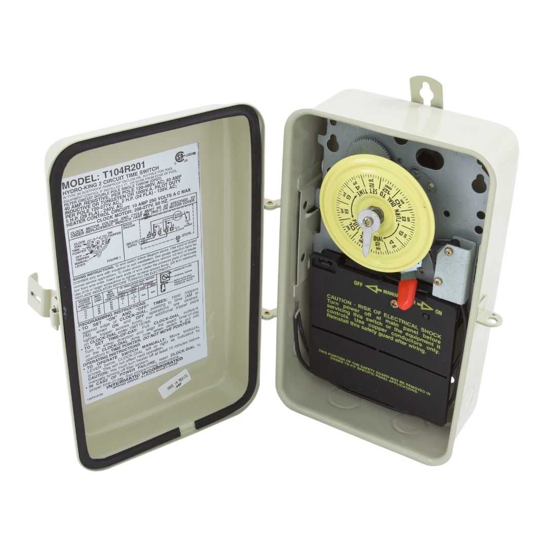 Outdoor 24-Hour Mechanical Time Switch with Heater Protection - 208-23 ...