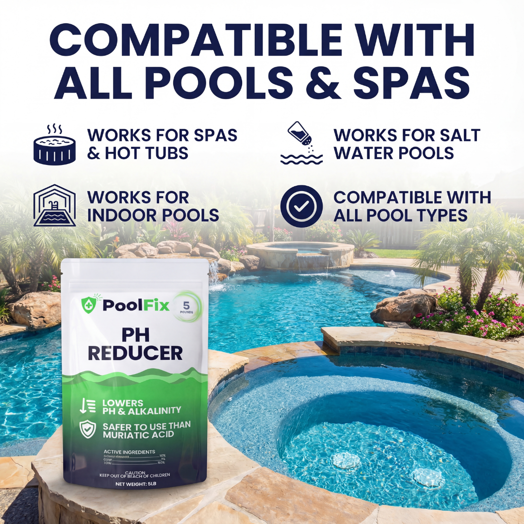PoolFix PH Reducer for Pools – Sodium Bisulfate Dry Acid for Swimming ...