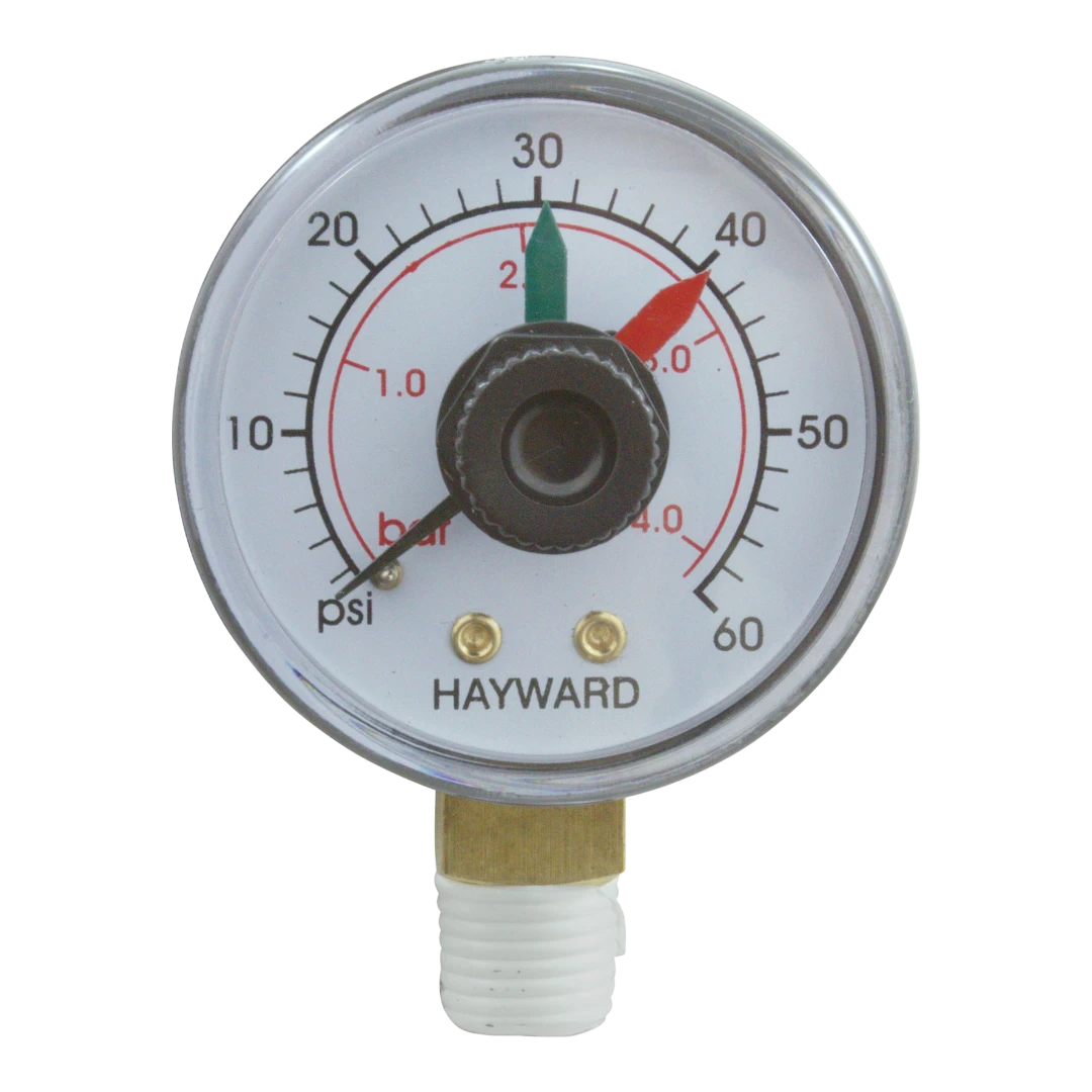 Hayward ECX271261 - 0 to 60 PSI Pressure Gauge - 1/4 inch – EZ Pools