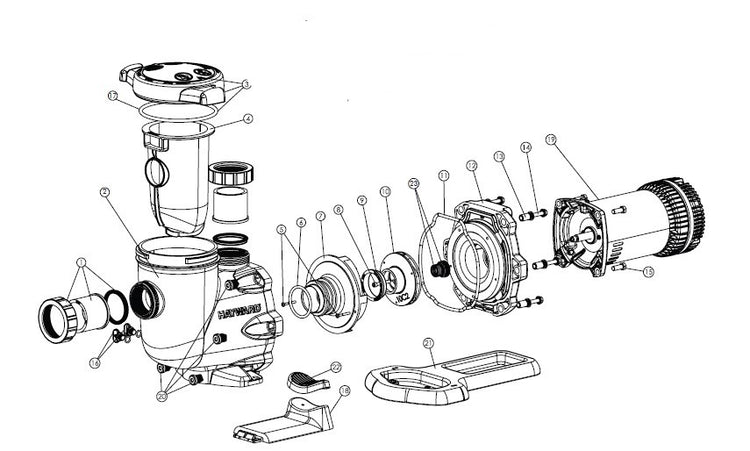 Hayward TriStar Replacement Parts – EZ Pools