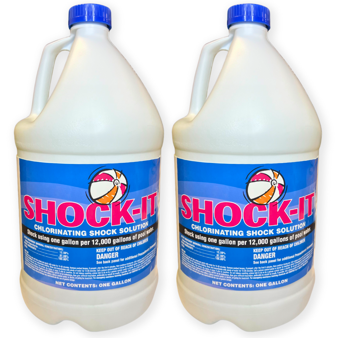 Shock-It Liquid Chlorine 12.5% Sodium Hypochlorite – EZ Pools