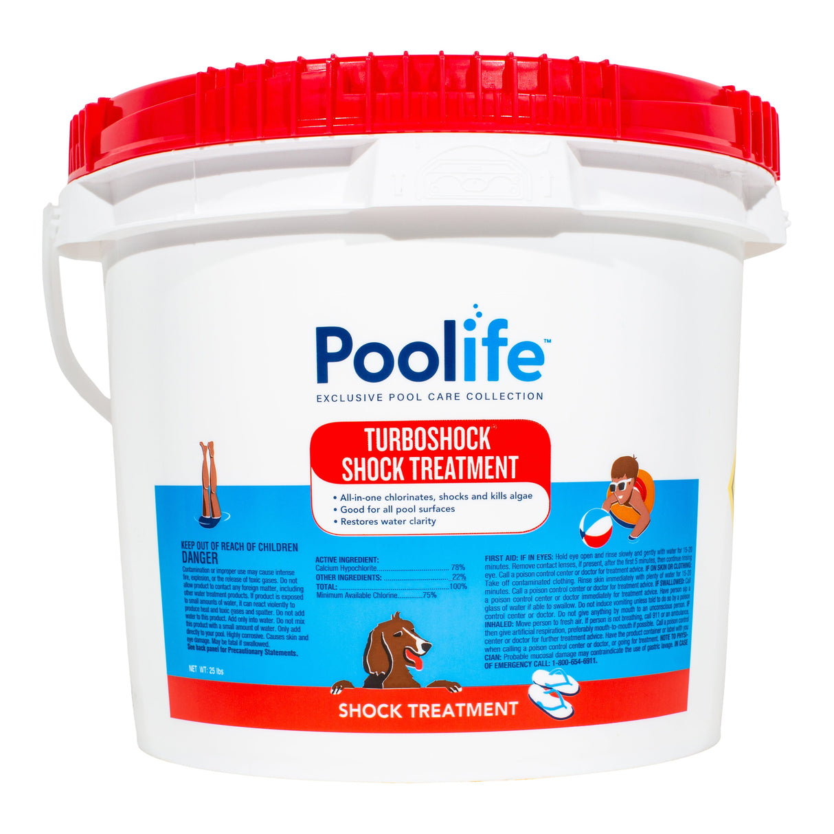Poolife Turbo Shock 78% Granular Pool Shock, 25 lb – EZ Pools