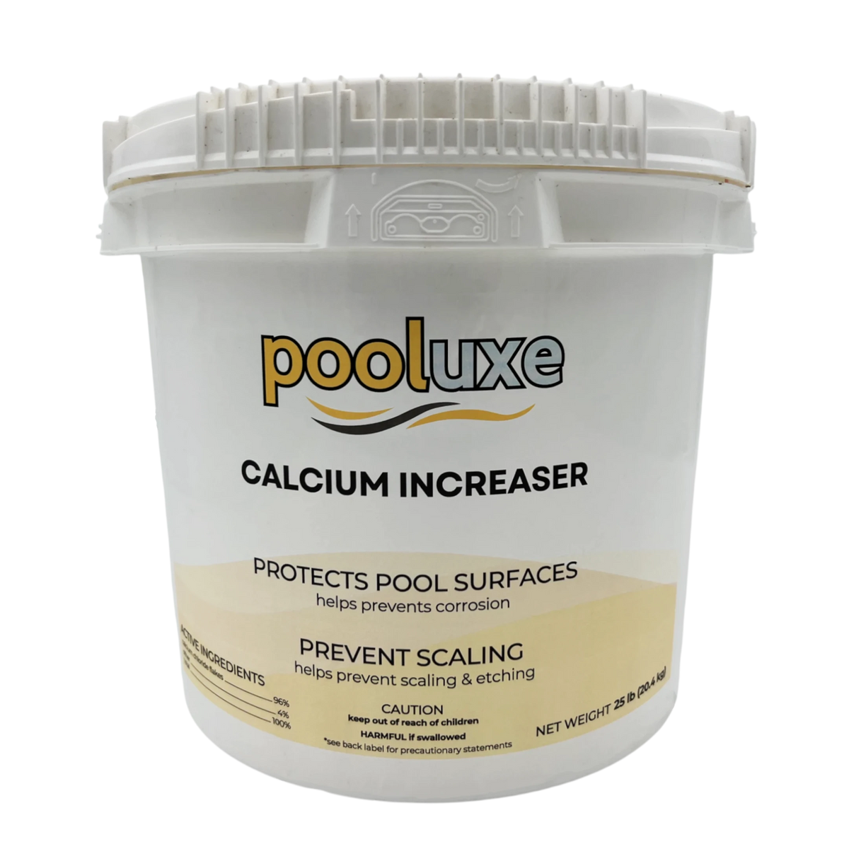 Pooluxe Calcium Hardness Increaser - Fast-Acting 94% Calcium Chloride ...