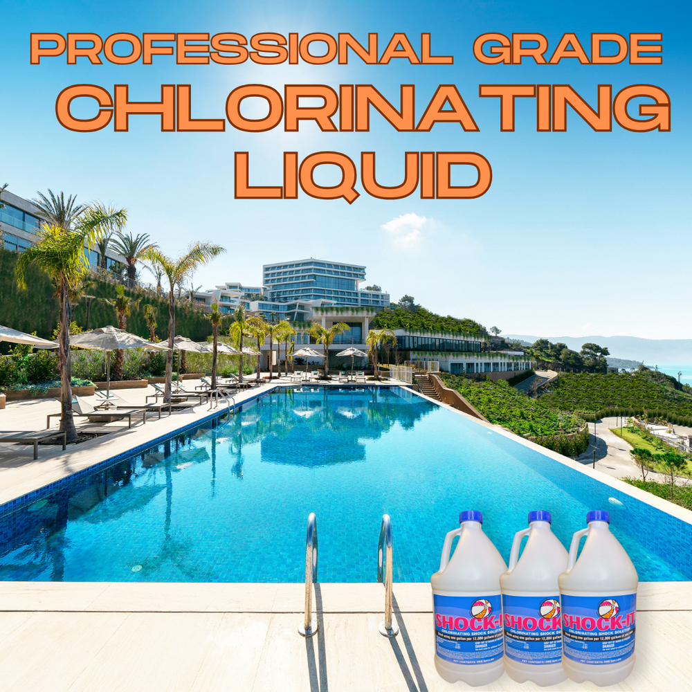 Shock-It Liquid Chlorine 12.5% Sodium Hypochlorite – EZ Pools