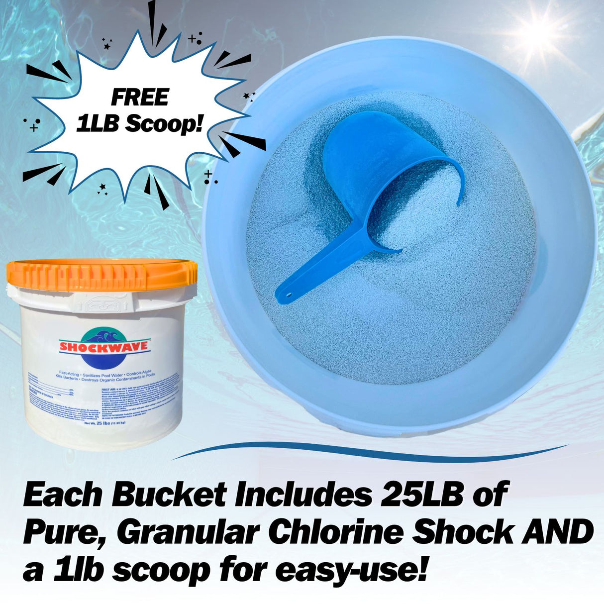 Super Shockwave 73% Cal Hypo Pool Shock – EZ Pools