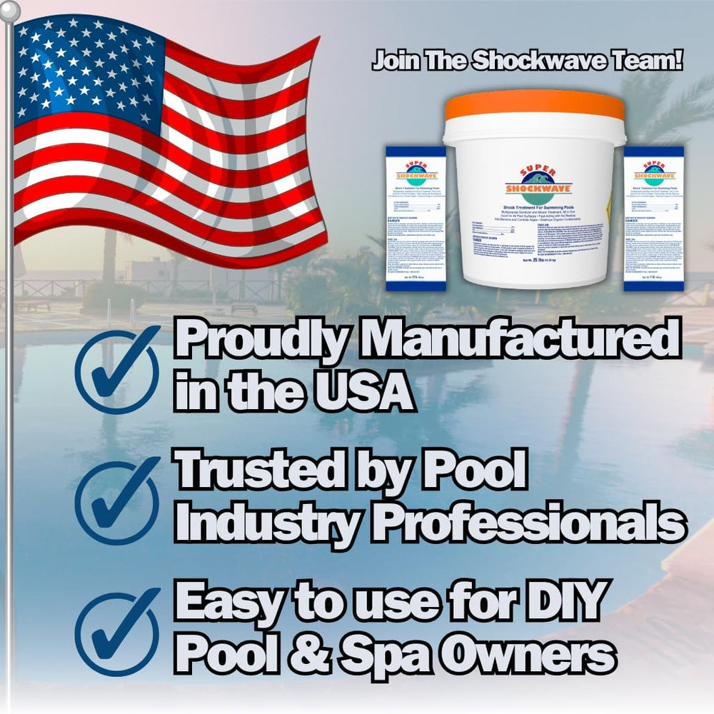 Shockwave 73% Cal Hypo Pool Shock – EZ Pools